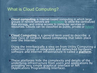 CLOUD COMPUTING PPT | PPTX