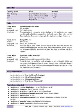 Harsh patel | PDF | Programming Languages | Computing