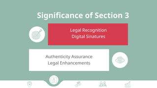 Section 3 Information Technology Act, 2000 | PPTX