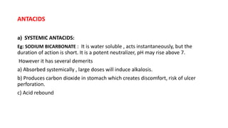 ANTI- ULCER AGENT | PPTX
