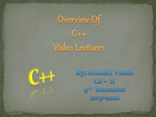 c++ | PPTX | Programming Languages | Computing