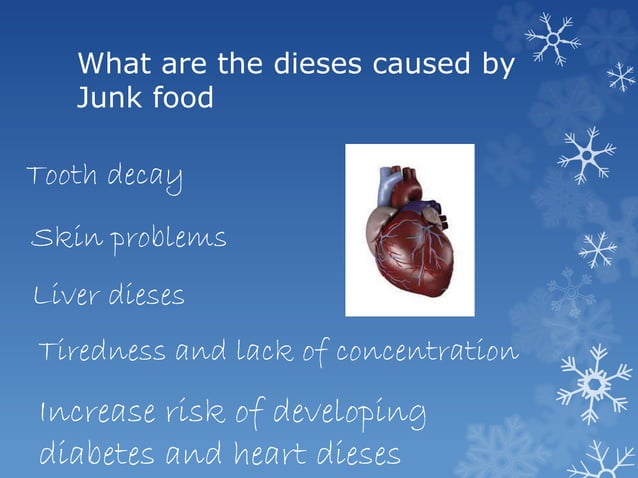 Junk Food The eatable evil | PPTX
