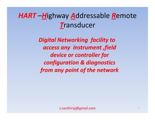 HART COMMUNICATION | PDF