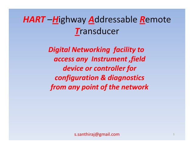 HART COMMUNICATION | PDF
