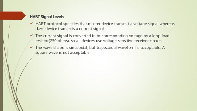 Hart - Highway Addressable Remote Transducer Protocol