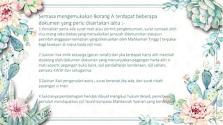 Pengurusan harta pusaka | PPTX