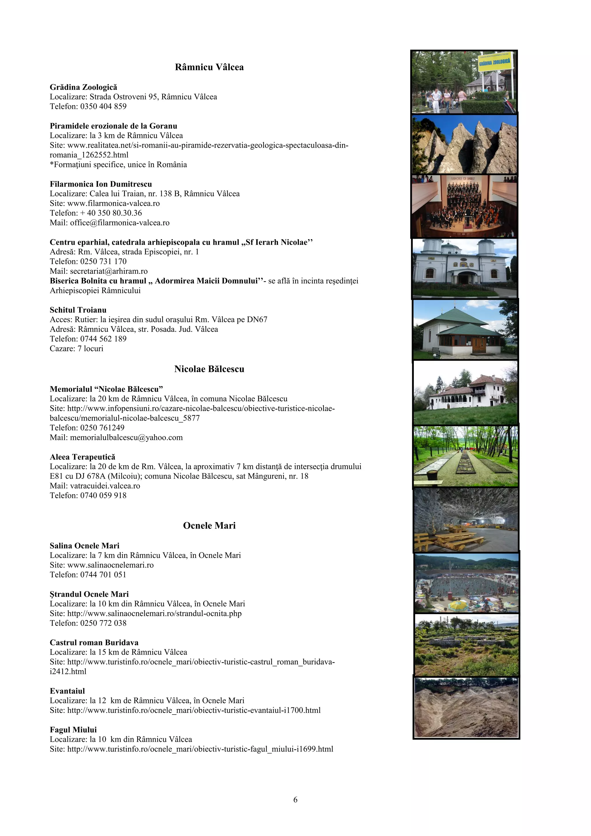 Harta turistica judeţul Vâlcea | PDF