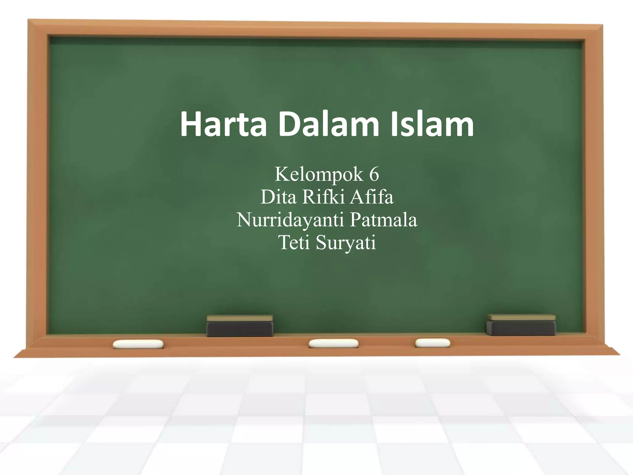 Harta dalam islam | PPTX