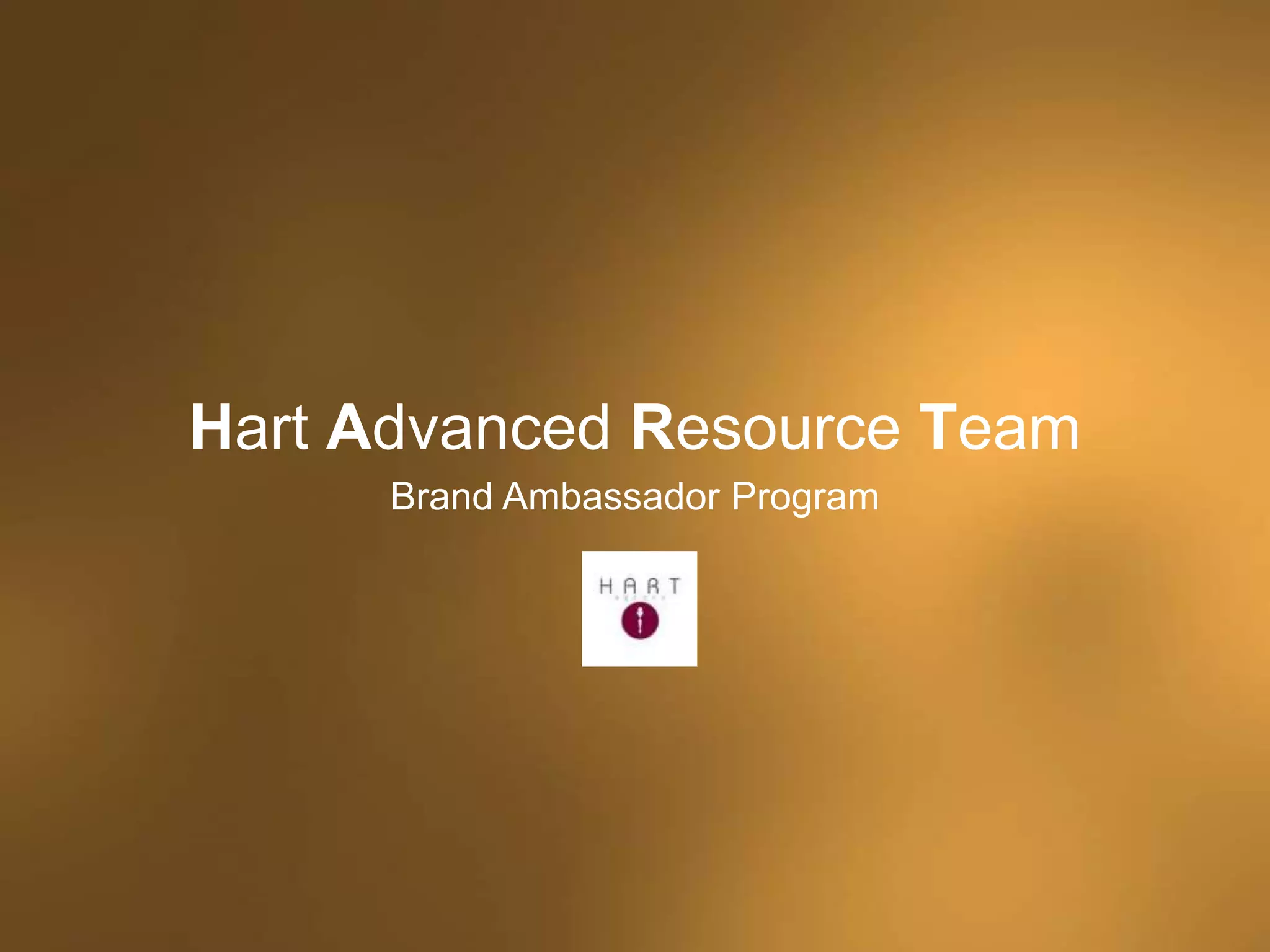Hart Advanced Resource Team | PPT