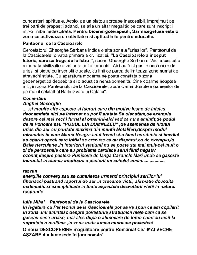 Harta energetică a româniei | PDF