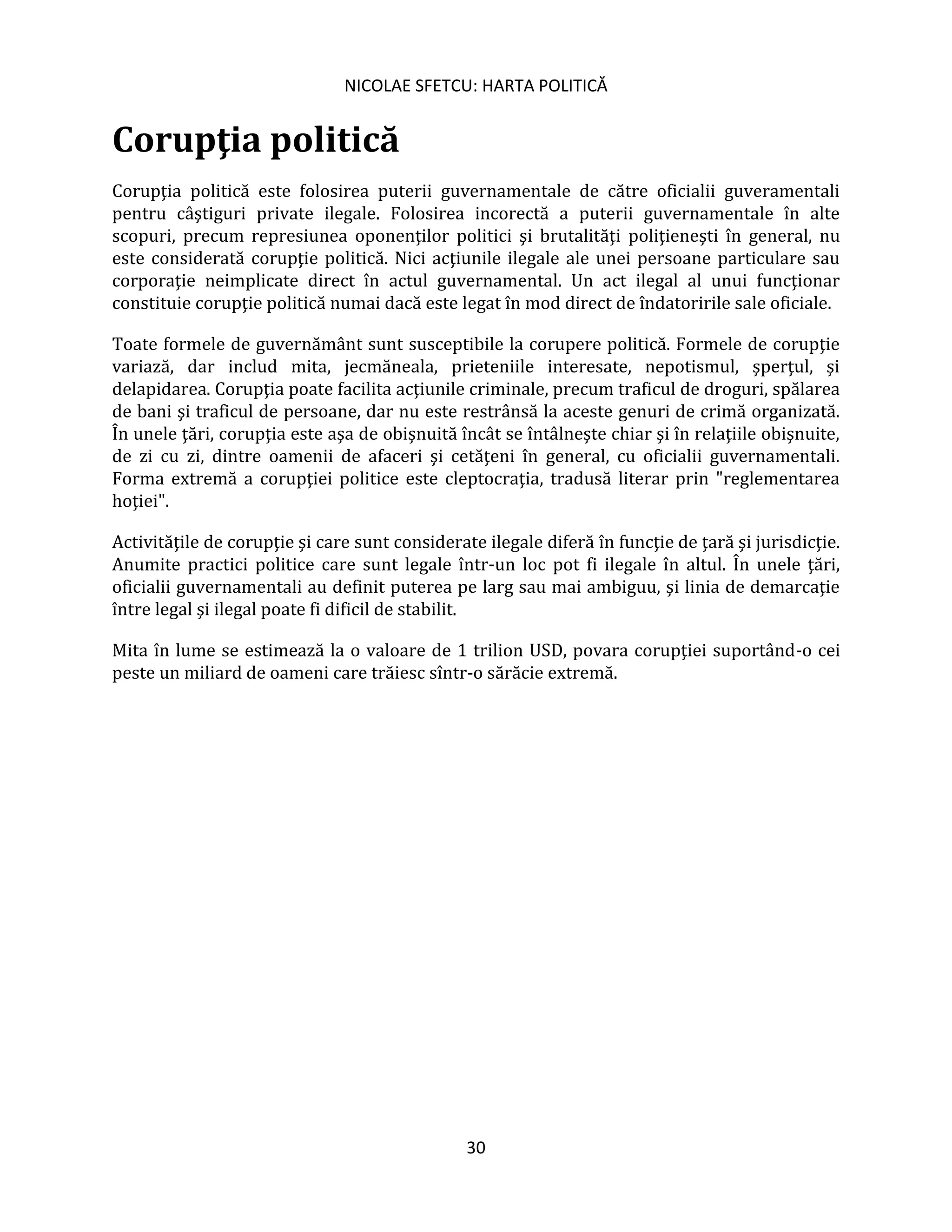 Harta politică - Dicţionar explicativ - Carte gratuită | PDF