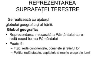 Harta si globul geografic CLASA, material util în activitățile de ...