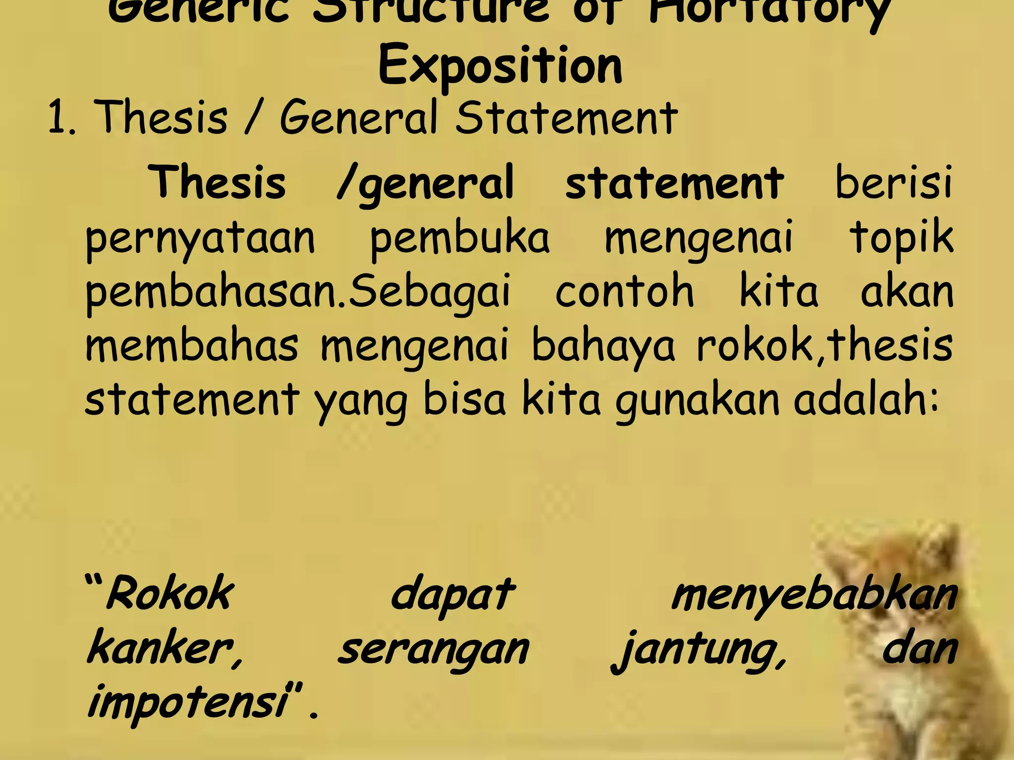 Hartatory exposition jadi | PPTX