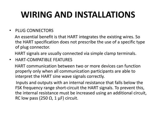 Hart communication protocol | PPTX | Computer Networking | Computing