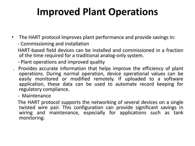 Hart communication protocol | PPTX | Computer Networking | Computing