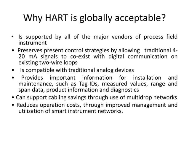 Hart communication protocol | PPTX | Computer Networking | Computing