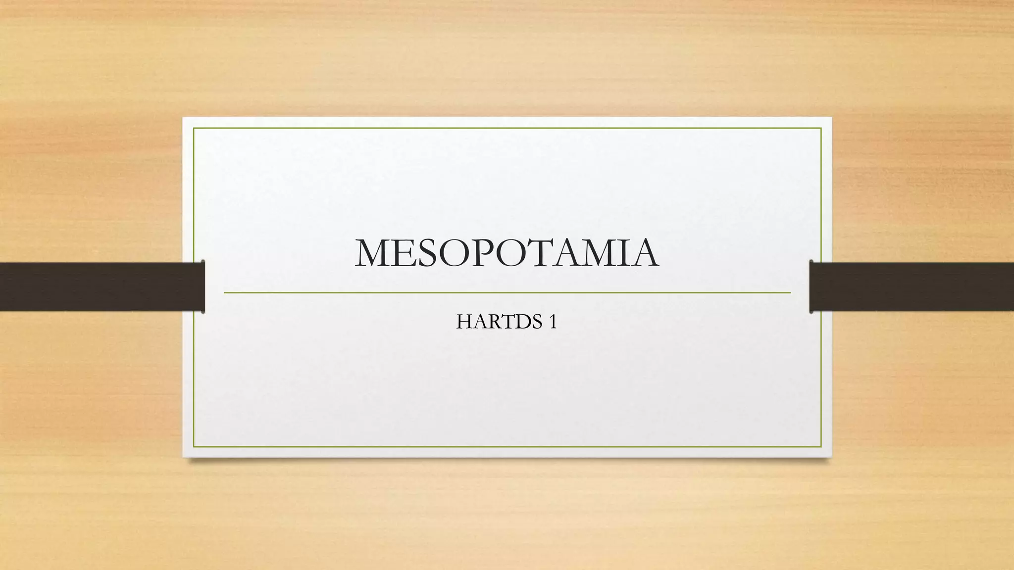 Mesopotamian Architecture | PPTX