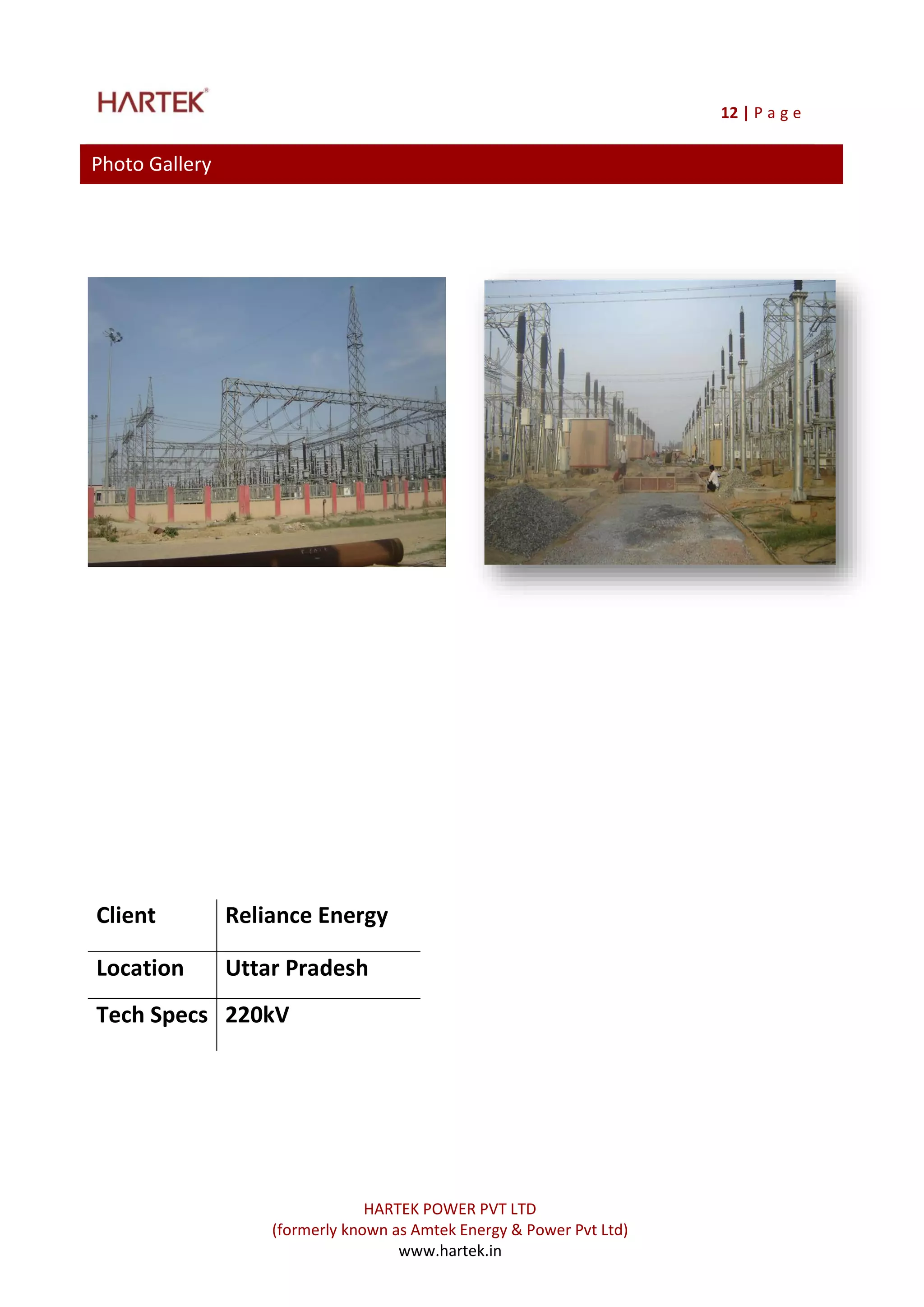 HARTEK POWER - POWER SYSTEM PROFILE | PDF