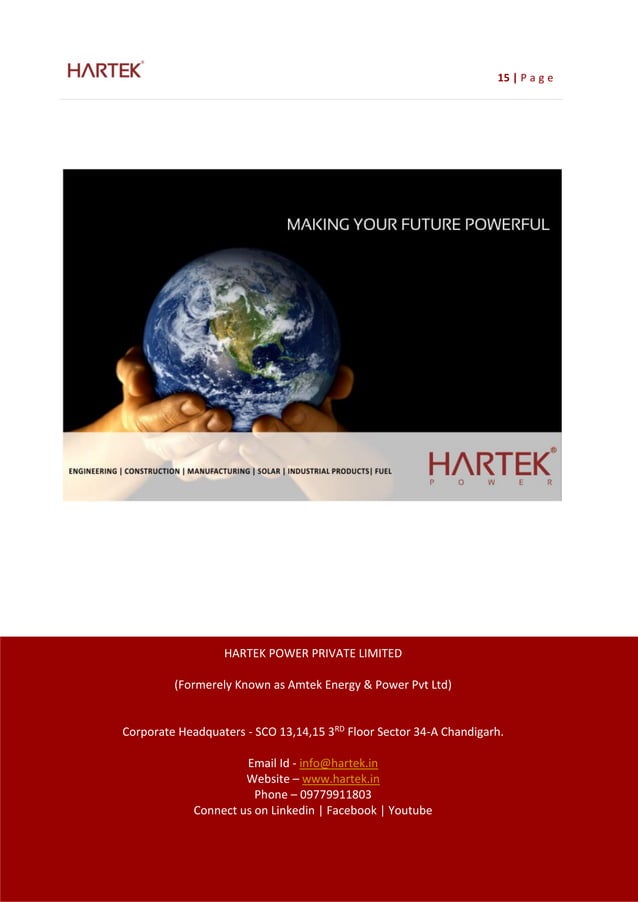 HARTEK POWER - POWER SYSTEM PROFILE | PDF