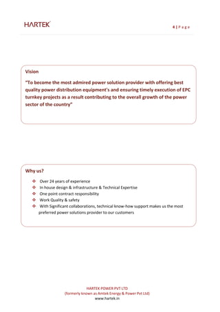 HARTEK POWER - POWER SYSTEM PROFILE | PDF
