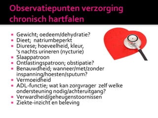 Hartfalen pathologie en zorgkunde | PPTX