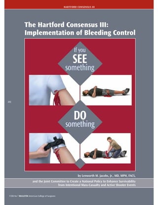 Hartford Consensus iii Implementation of Bleeding Control | PDF