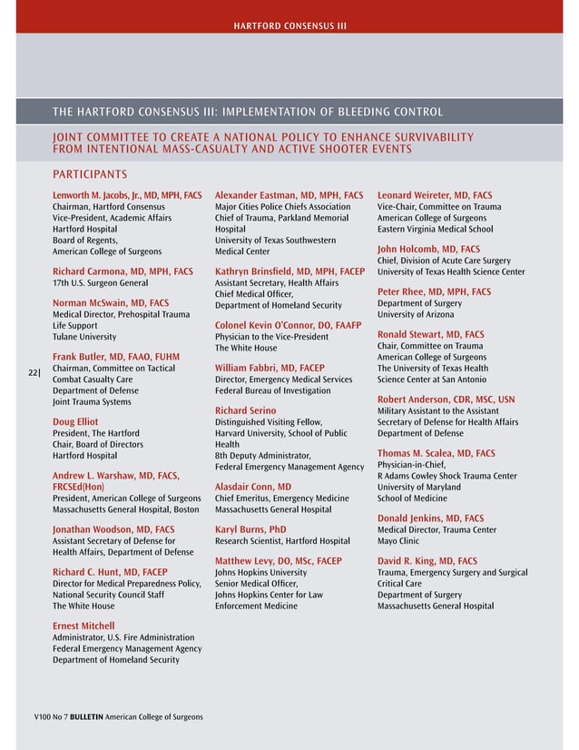 Hartford Consensus iii Implementation of Bleeding Control | PDF