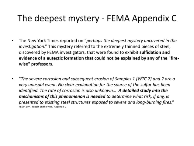 Evolution of the fire-based theory for WTC 7 | PPTX | Geology | Science