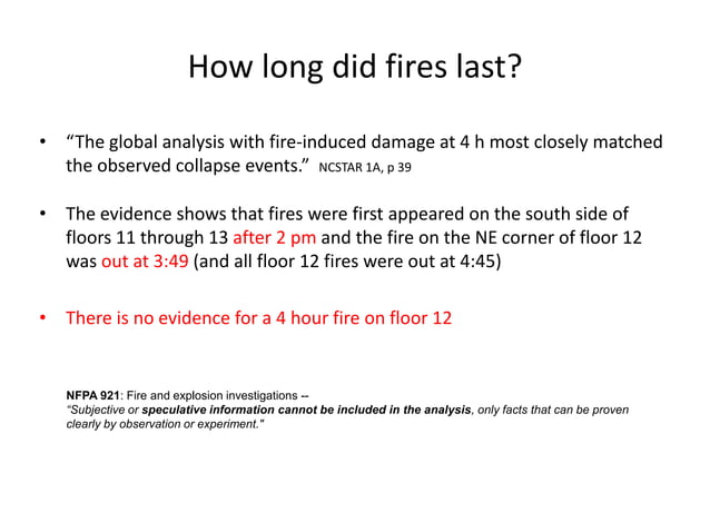 Evolution of the fire-based theory for WTC 7 | PPTX | Geology | Science