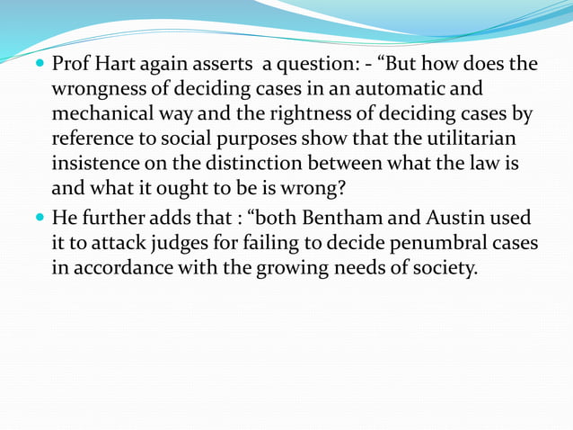 Hart fuller debate cont | PPTX | Law