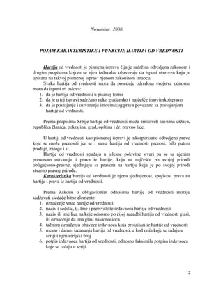 Hartije od vrednosti | DOC