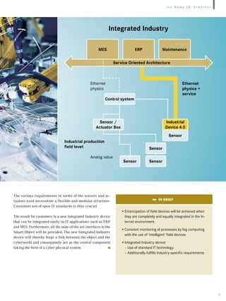 Industrial Devices with Integrated IT : Future of Automation | PDF