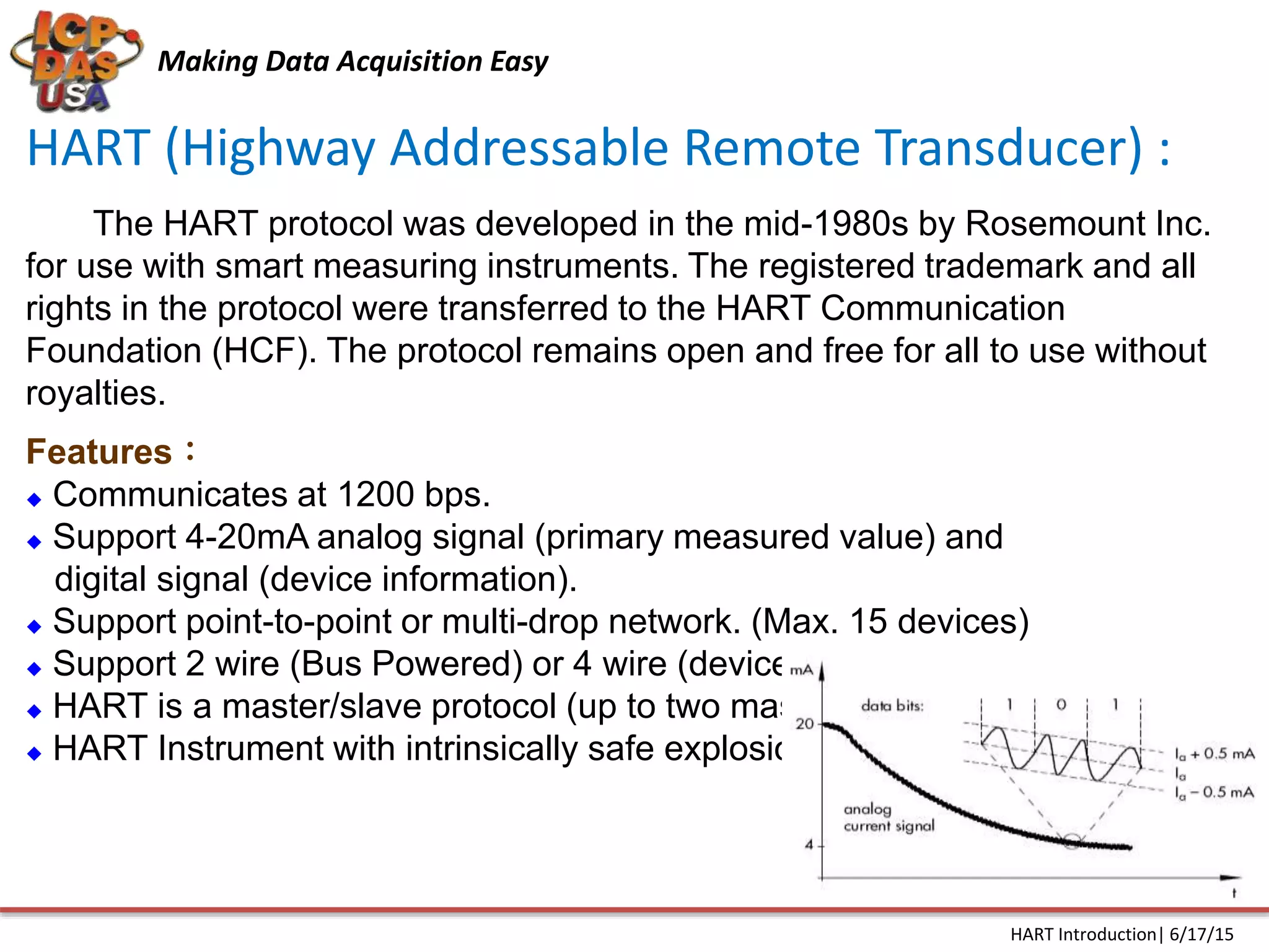 Hart Protocol Introduction | PPTX | Computer Peripherals | Computing