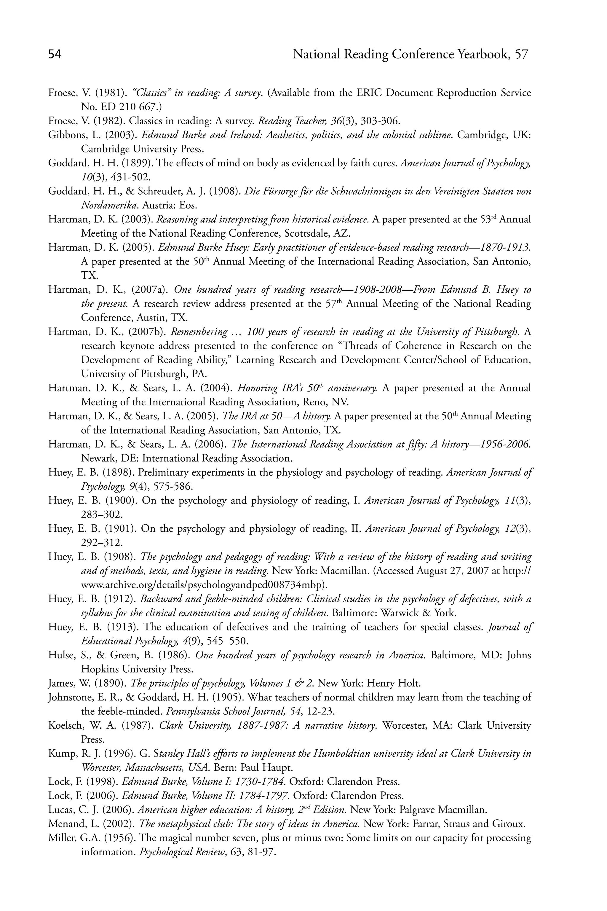 Hartman Davis 2008 Edmund Burkey Huey | PDF