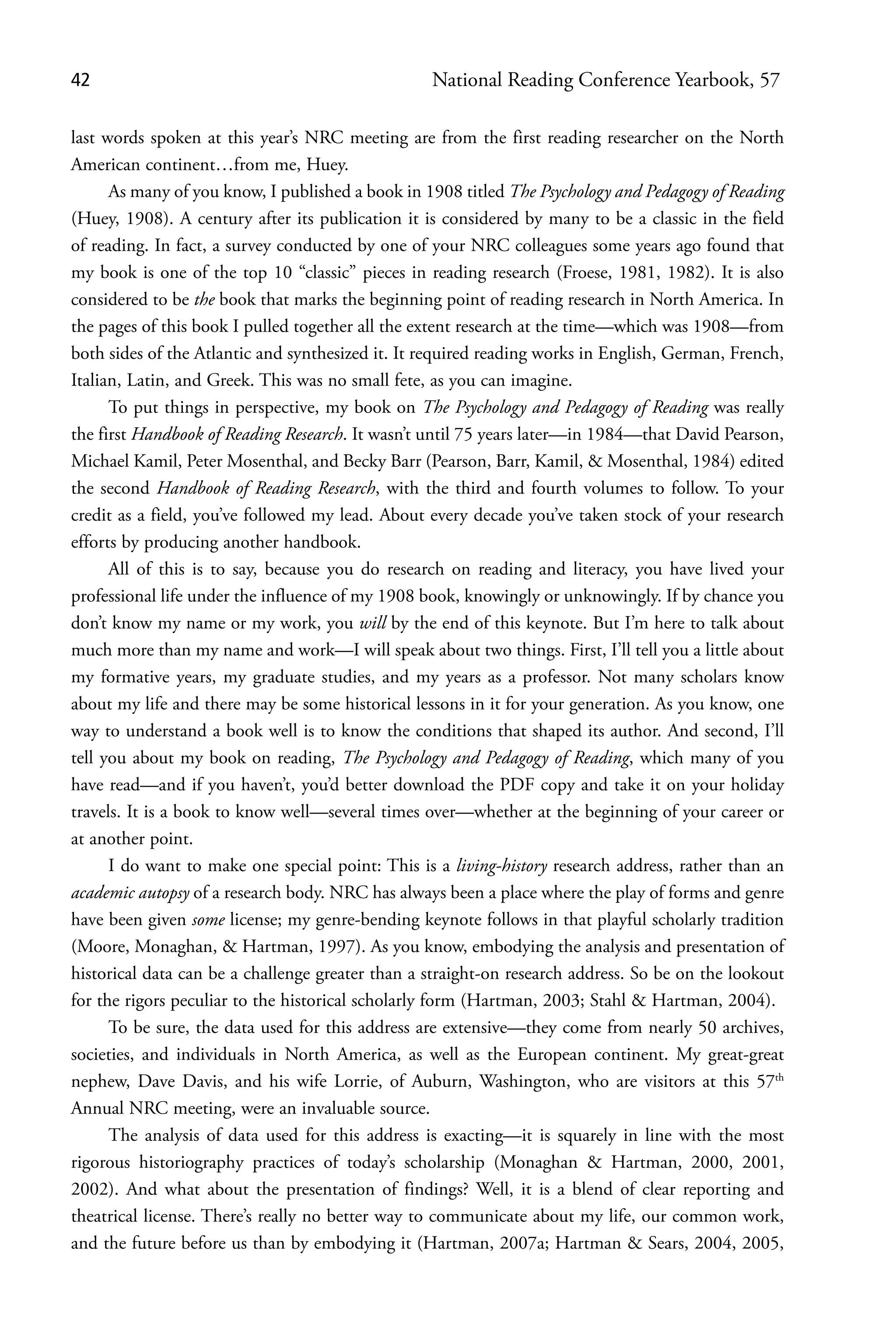 Hartman Davis 2008 Edmund Burkey Huey | PDF