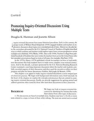 Hartman 1996 Inquiry Oriented Discussions | PDF