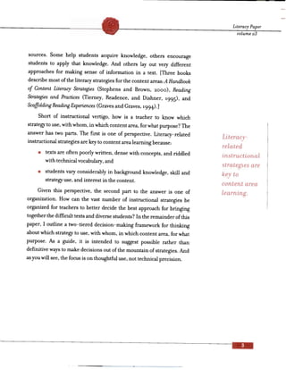 Hartman 2001 Content Area Reading | PDF