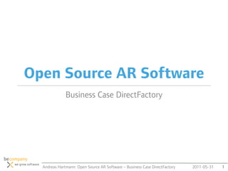 Augmented Reality with Open Source Software | PPT