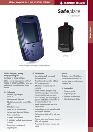 Hartmann tresore-hotel-catalogue-2013 | PDF