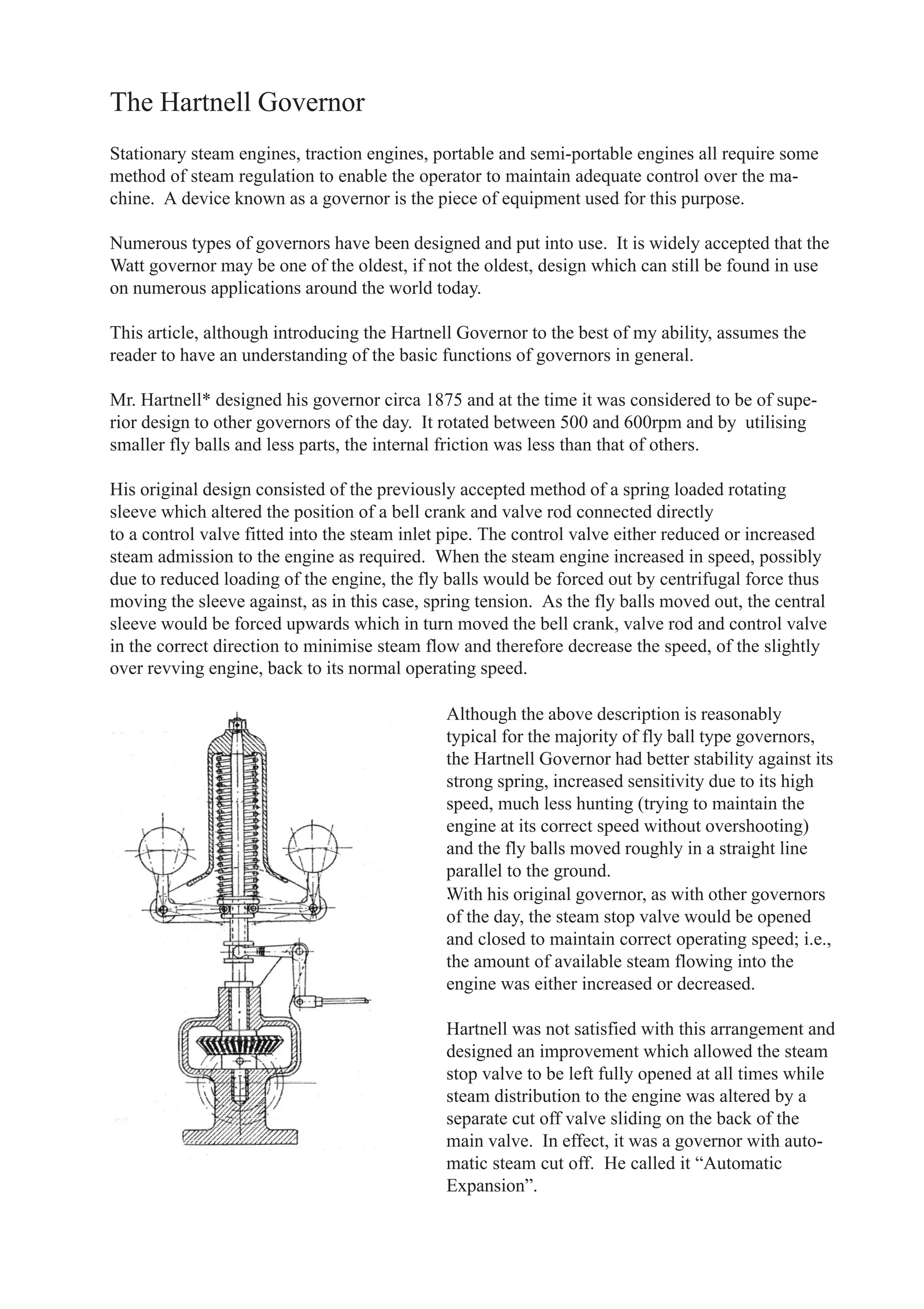 Hartnell governor | PDF