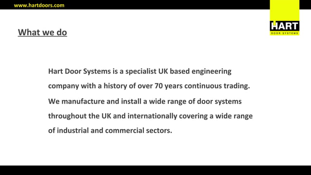 Hart Door Systems - Export | PPT