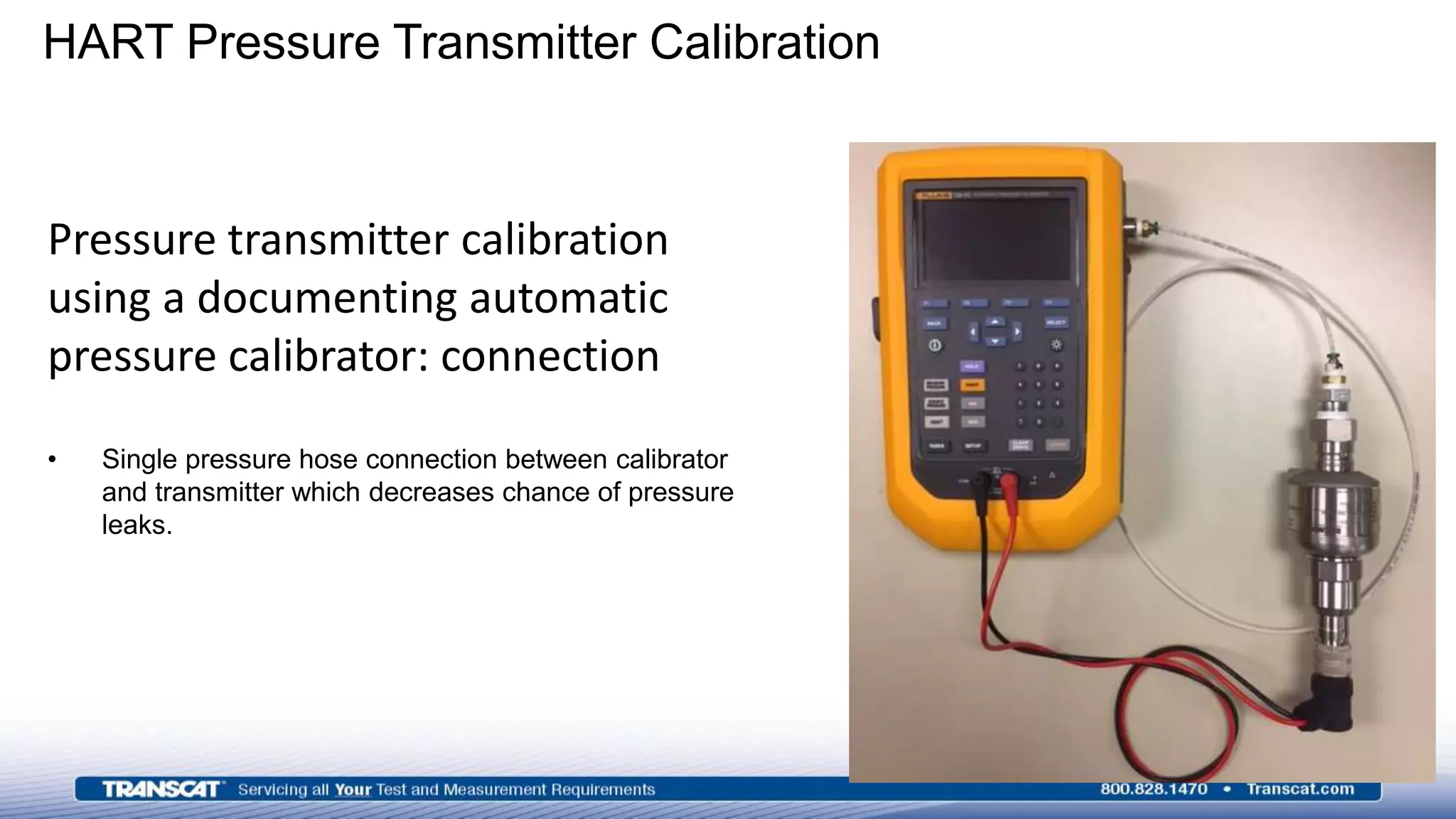 Calibrating HART Smart Pressure Transmitters | PPTX