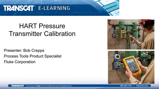 Calibrating HART Smart Pressure Transmitters | PPTX