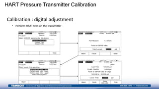 Calibrating HART Smart Pressure Transmitters | PPTX