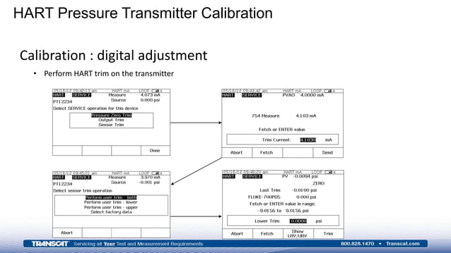 Calibrating HART Smart Pressure Transmitters | PPTX