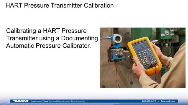 Calibrating HART Smart Pressure Transmitters | PPTX