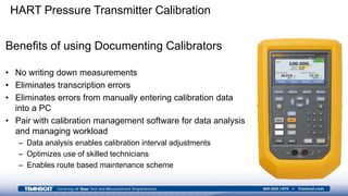Calibrating HART Smart Pressure Transmitters | PPTX