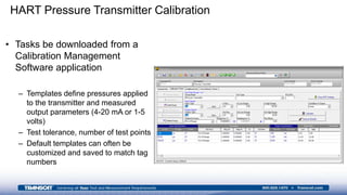 Calibrating HART Smart Pressure Transmitters | PPTX