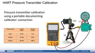 Calibrating HART Smart Pressure Transmitters | PPTX