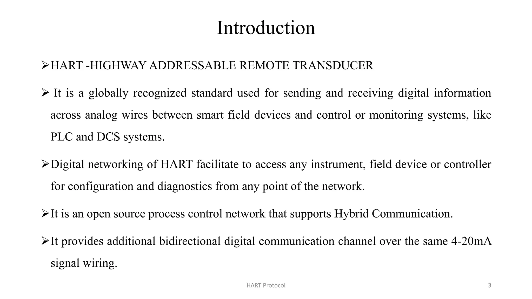 Hart protocol | PPTX